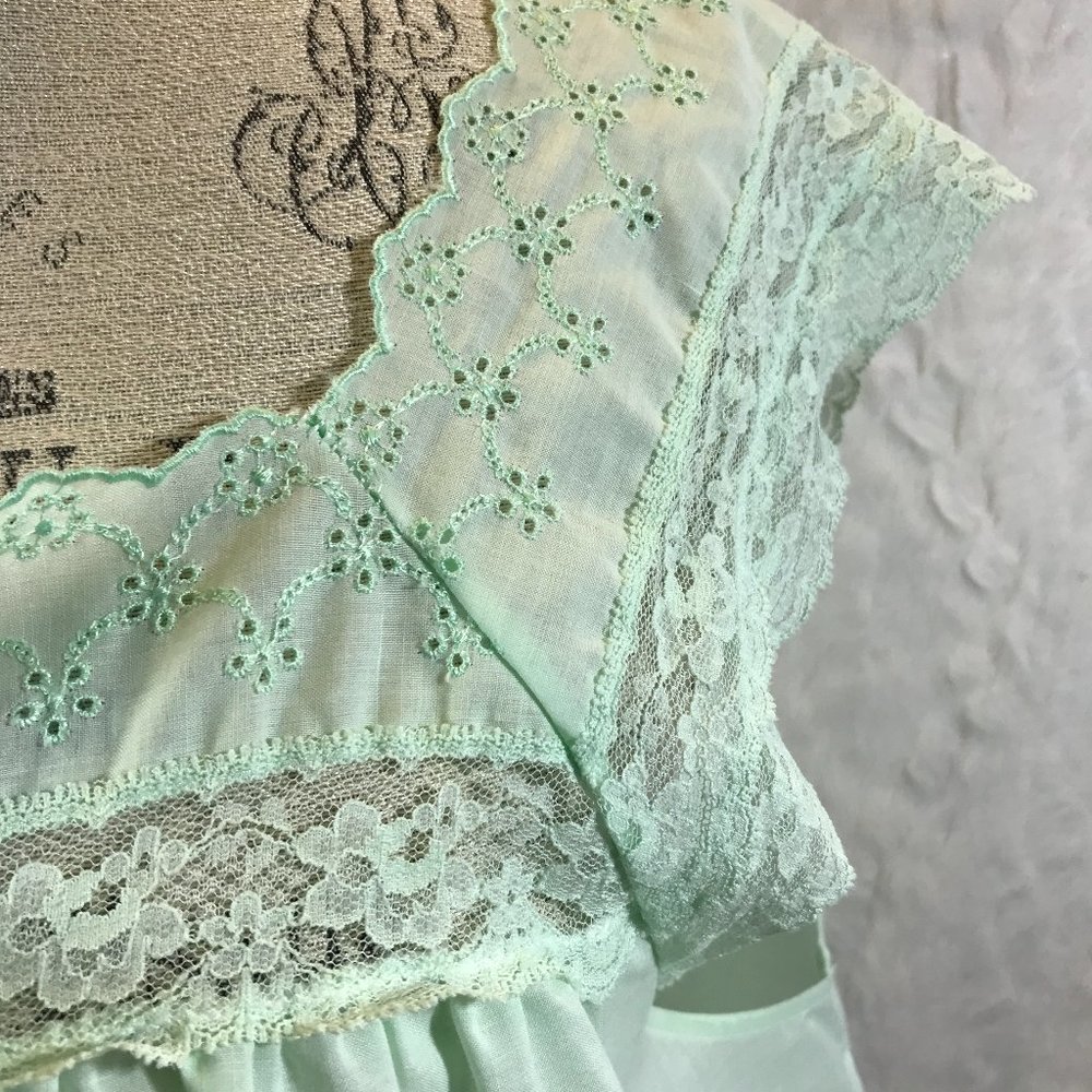 Vintage 60's Nightie Sears Nightgown Sleepwear - Gem